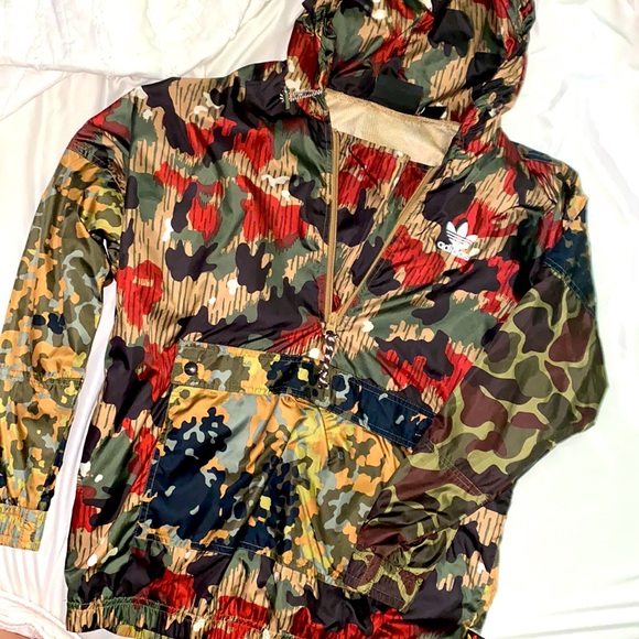 adidas | Jackets & Coats | Adidas X Pharrell Colab Half Zip Hoodie ...